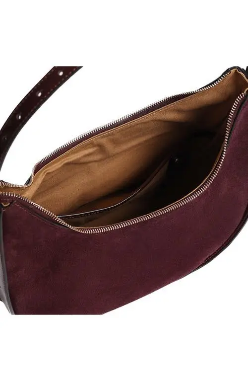 KENNETH COLE Chelsea Medium Leather Hobo - Plum