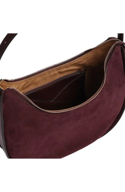 KENNETH COLE Chelsea Medium Leather Hobo - Plum