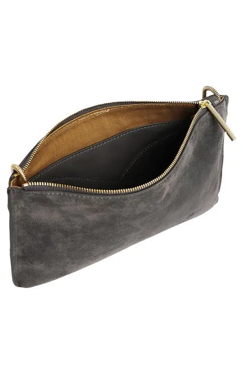 KENNETH COLE Highline Disco Leather Crossbody Bag - Steel