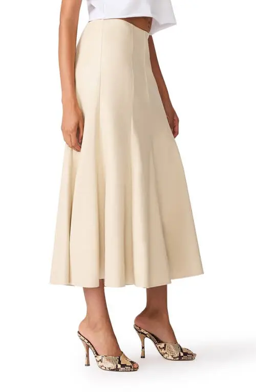 Steve Madden Luciara Faux Leather Midi Skirt