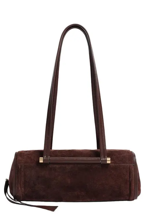 KENNETH COLE Highline Leather Shoulder Bag - Chocolate