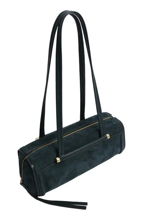 KENNETH COLE Highline Leather Shoulder Bag - Loden