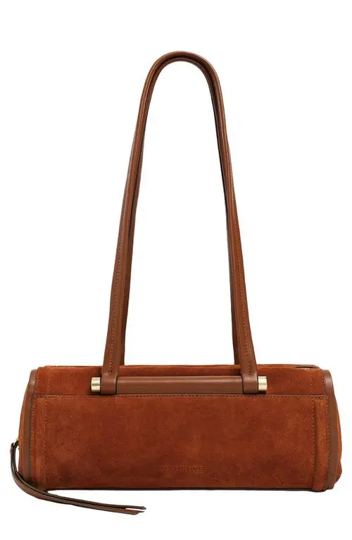 KENNETH COLE Highline Leather Shoulder Bag - Saddle