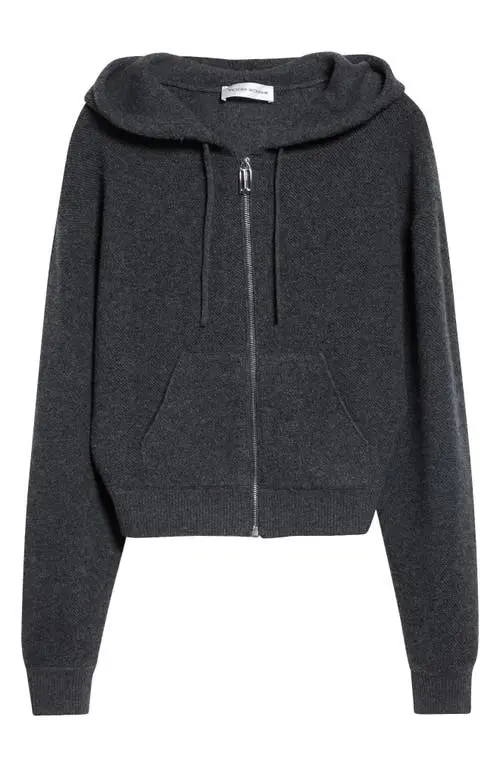 Victoria Beckham Full Zip Wool & Cashmere Hoodie