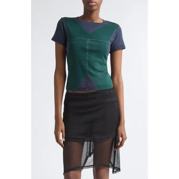Eckhaus Latta Lapped Baby Tee