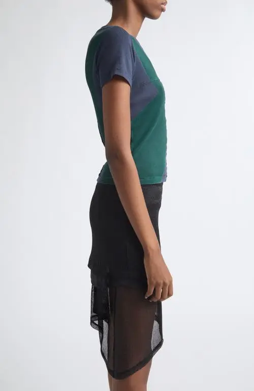 Eckhaus Latta Lapped Baby Tee