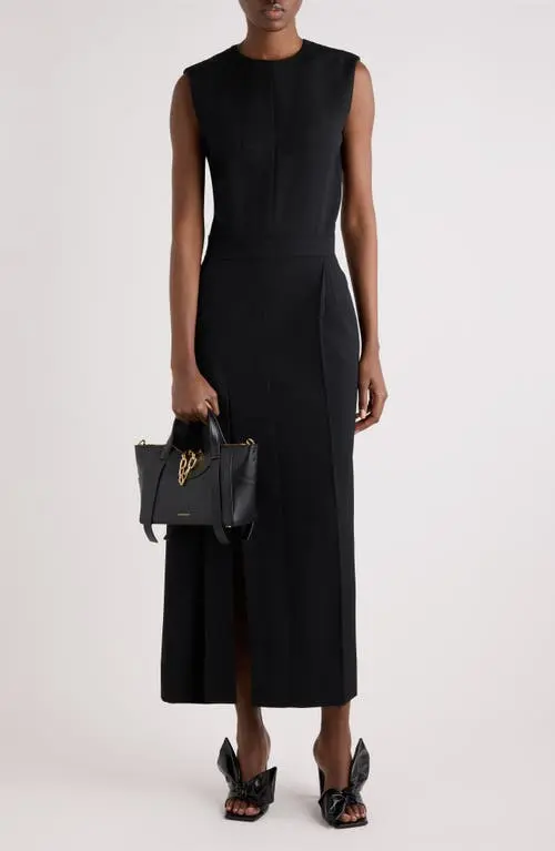 Givenchy Pinched Sleeveless Midi Dress