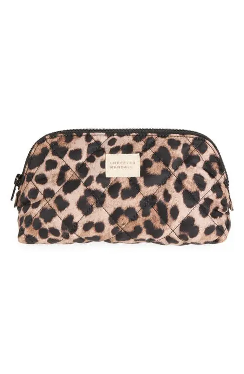 LOEFFLER RANDALL Georgette Leopard Print Cosmetic Pouch - Brushed Leopard