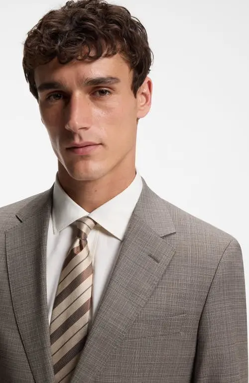 BOSS Huge Stretch Virgin Wool Suit