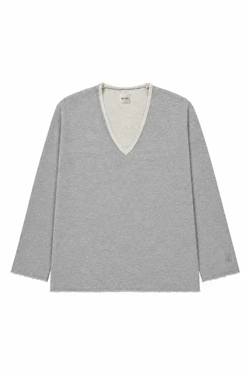 VIR VITA Brigitte Sweatshirt - Heather Grey
