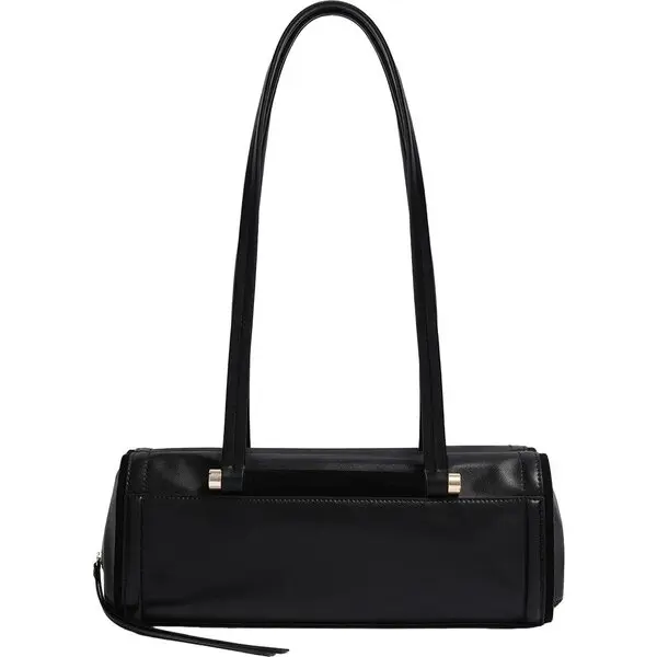KENNETH COLE Highline Leather Shoulder Bag - Black