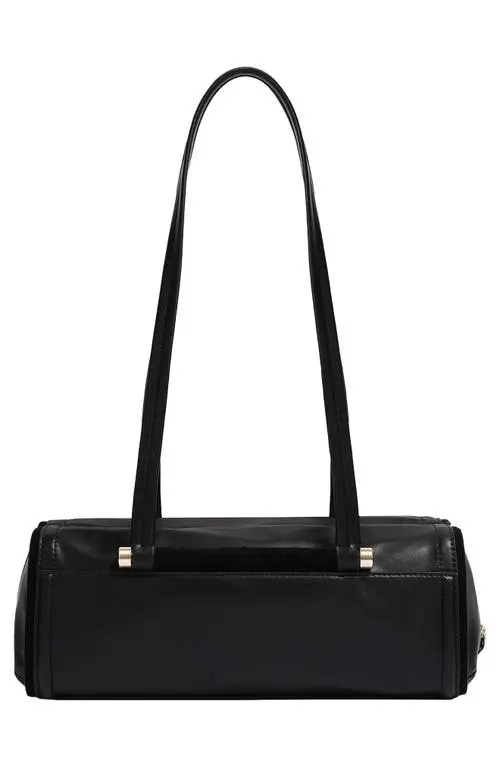 KENNETH COLE Highline Leather Shoulder Bag - Black