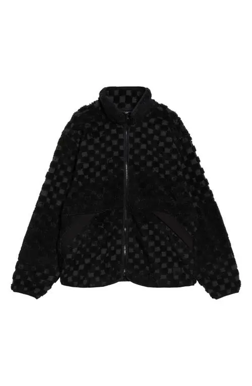 VANS Nights Check High Pile Zip Front Jacket