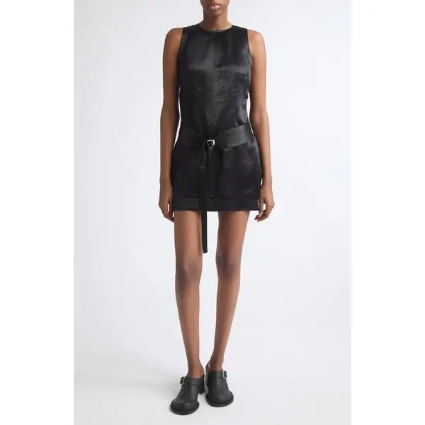 Eckhaus Latta Artemis Satin Minidress
