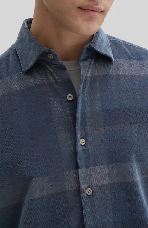 Robert Barakett Daban Long Sleeve Stretch Cotton Button Up Shirt