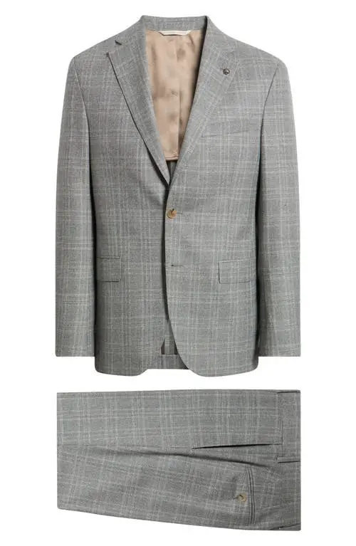 JACK VICTOR Midland Plaid Wool Suit