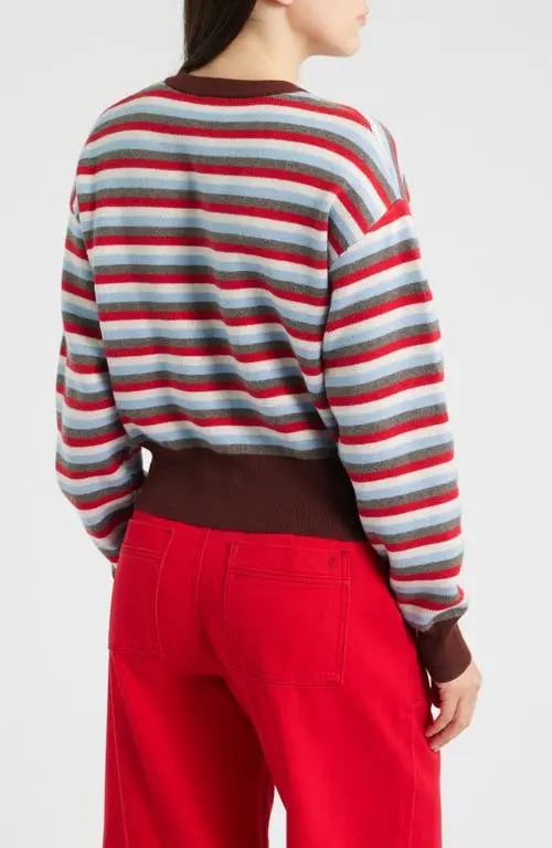 FRNCH Shibuya Striped Cardigan