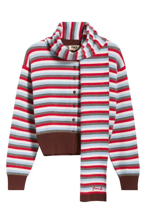 FRNCH Shibuya Striped Cardigan