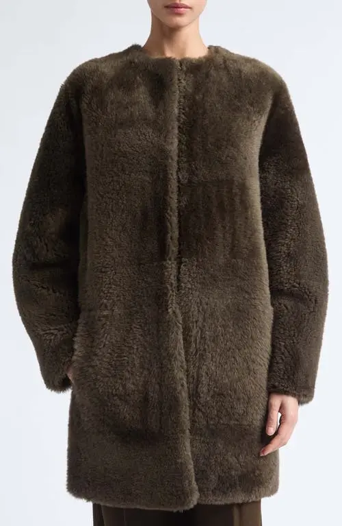 Vince Reversible Genuine Shearling Coat
