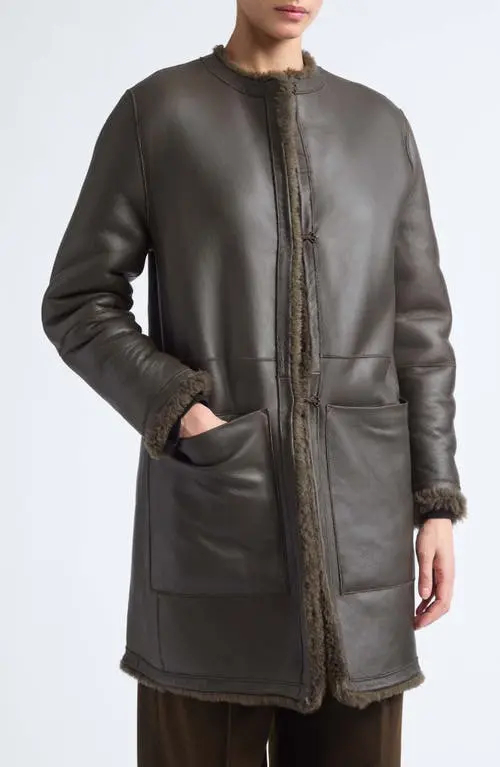 Vince Reversible Genuine Shearling Coat