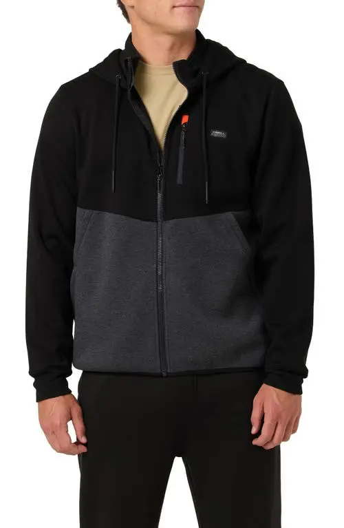 O'Neill Trvlr Tech Fleece Zip Hoodie - Black