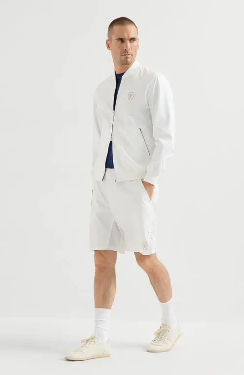 Brunello Cucinelli Nylon Shorts With Logo