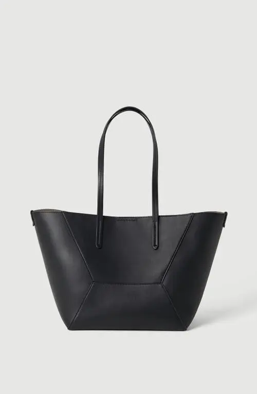 Brunello Cucinelli Bc Duo Small Bag In Calfskin With Monili - Black