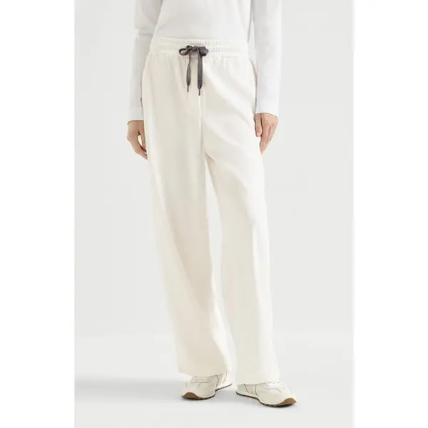 Brunello Cucinelli Techno Cotton Piqué Track Trousers
