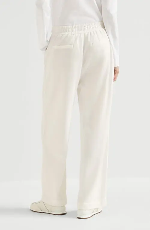 Brunello Cucinelli Techno Cotton Piqué Track Trousers