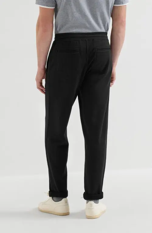 Brunello Cucinelli Techno Cotton French Terry Trousers