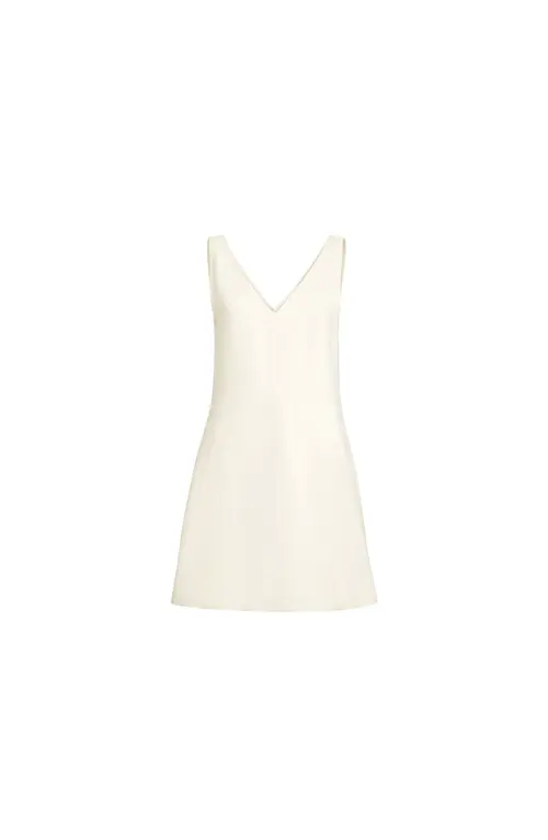 Brunello Cucinelli Viscose And Linen Fluid Twill Mini Dress