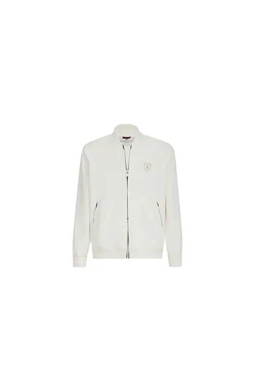 Brunello Cucinelli Nylon Sweatshirt With Logo And Zipper