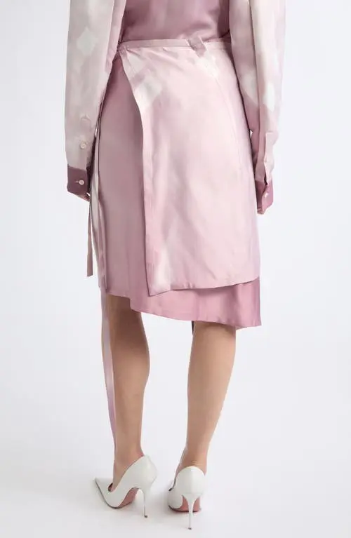 JULIE KEGELS Print Wrap Skirt