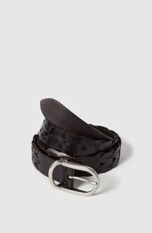 Brunello Cucinelli Braided Leather Belt