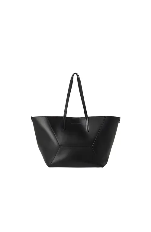 Brunello Cucinelli Bc Duo Bag In Calfskin With Monili - Black