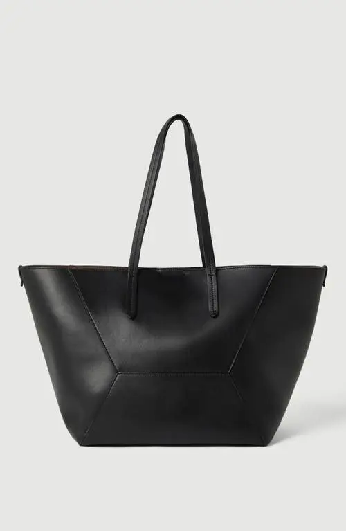 Brunello Cucinelli Bc Duo Bag In Calfskin With Monili - Black