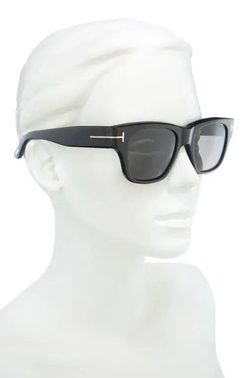 TOM FORD Caine 53mm Square Sunglasses