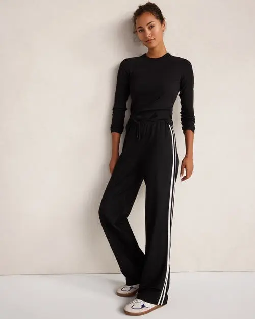 HAVEN WELL WITHIN Balance Side Stripe Track Pants