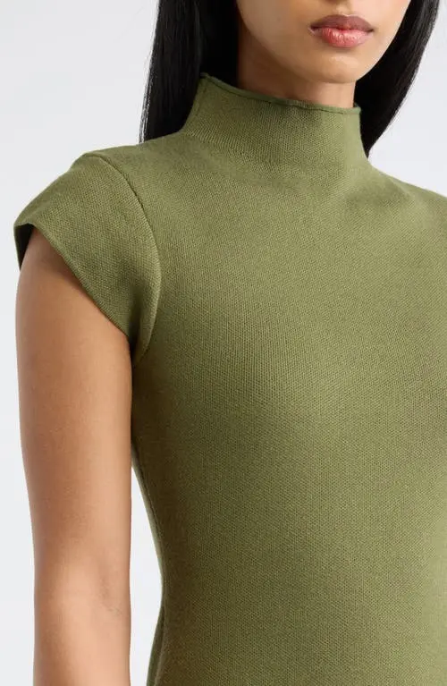 Line & Dot Rumi Mock Neck Knit Minidress