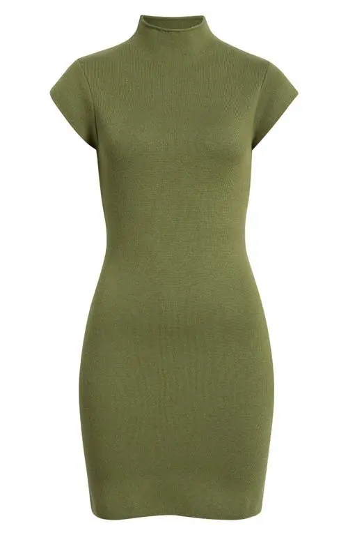 Line & Dot Rumi Mock Neck Knit Minidress