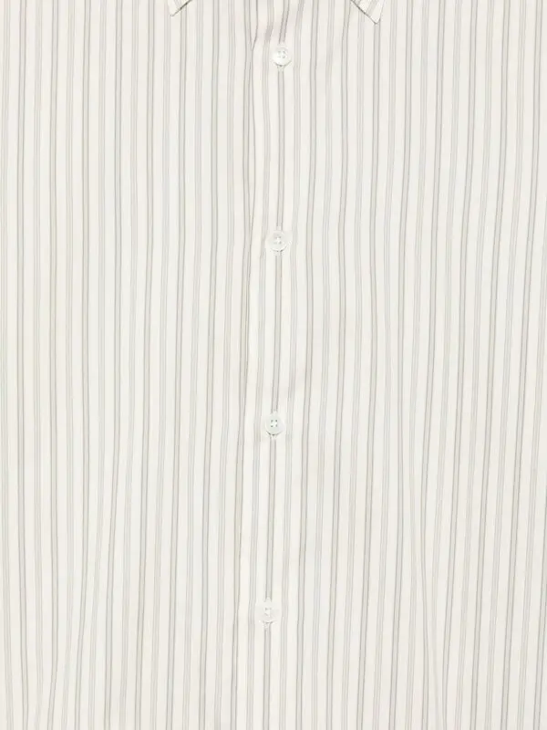 Auralee Cotton And Silk Striped Shirt - Multicolor