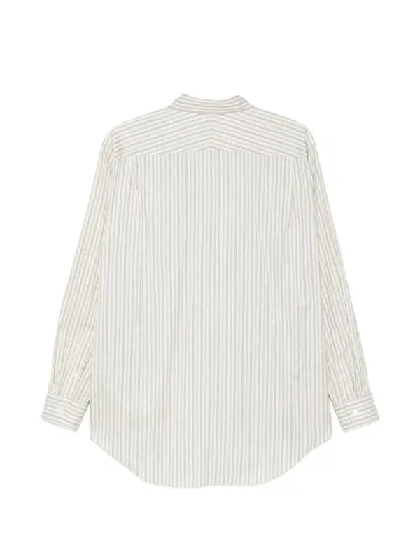 Auralee Cotton And Silk Striped Shirt - Multicolor