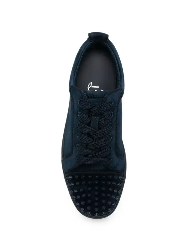 CHRISTIAN LOUBOUTIN Louis Jr Spikes Leather Sneakers - Multicolor