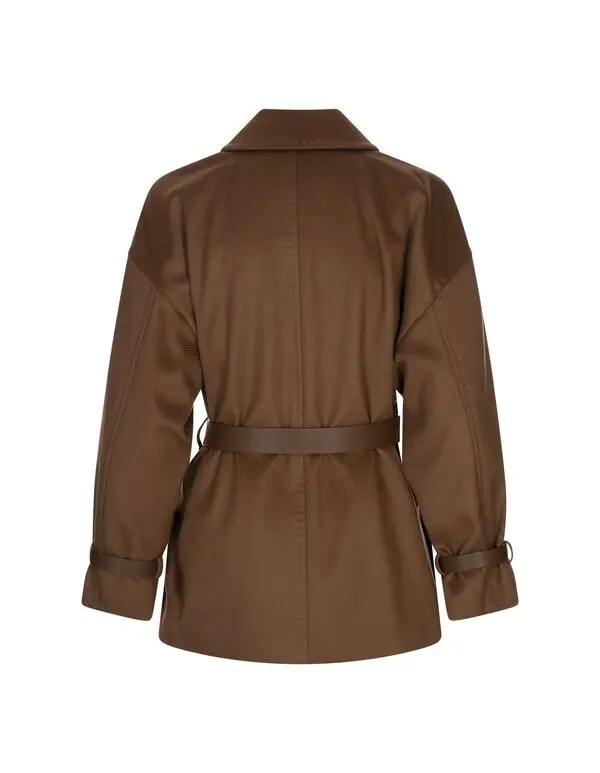 Max Mara Double-breasted Belted Waist Coat