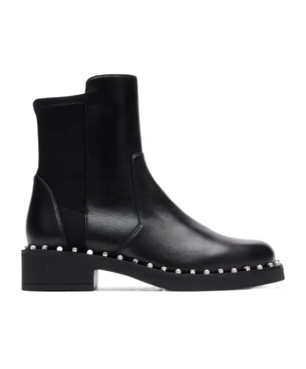 STUART WEITZMAN Round Short Boots - Black