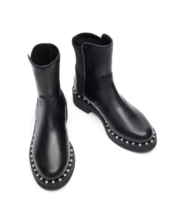 STUART WEITZMAN Round Short Boots