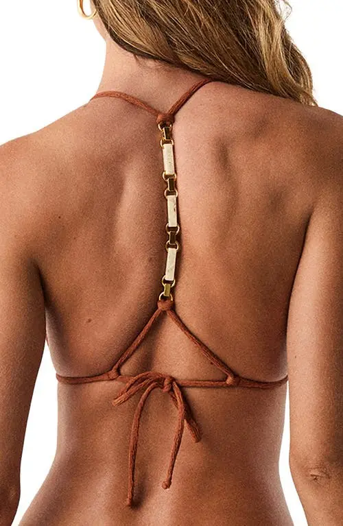 VIX PAULA HERMANNY Janet T-back Triangle Bikini Top