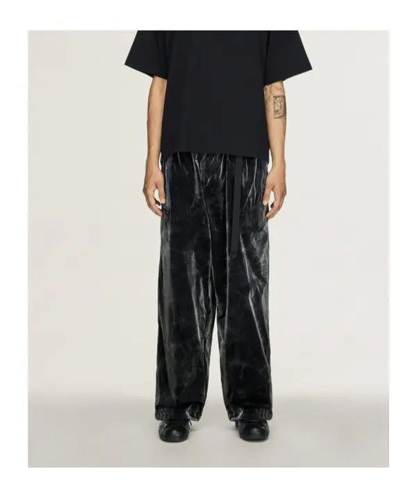 Y3 High-shine Tie-dye Trousers