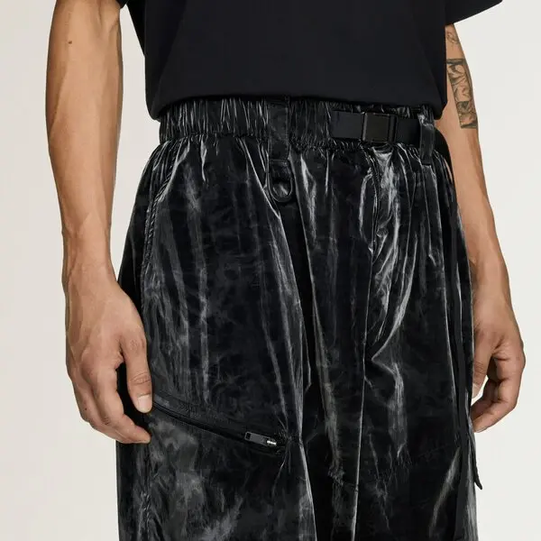 Y3 High-shine Tie-dye Trousers