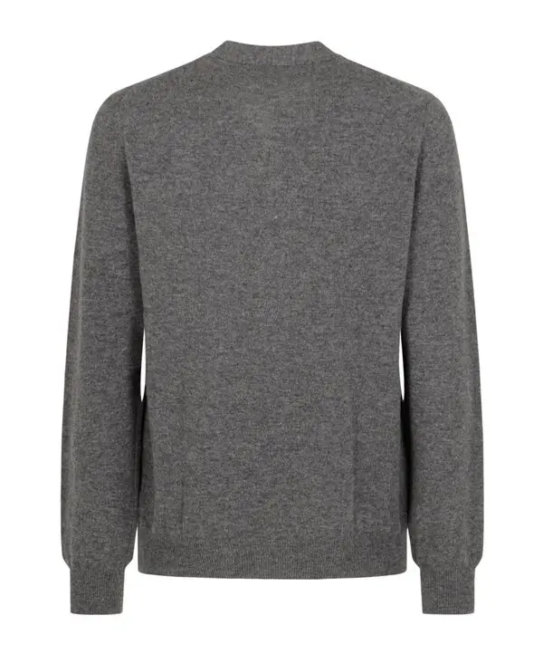 Play Comme Des Garcon Comme Des Garçons Play Heart-patch Knitted Cardigan